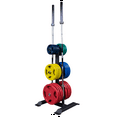 Body Solid GWT56 Barbell Stand, Olympic Weight Tree and Storage Holder ...