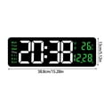 Large LED Display Digital Clock with Remote Control and Alarm Timer ...