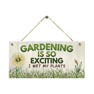 TIANCENTRAL H Rustic Vintage Garden Signs - 16x8 Inches, Robins ...