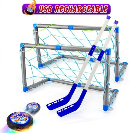 Rechargeable Ice Hockey Stick Set With Led Light Kids Training Toy ...