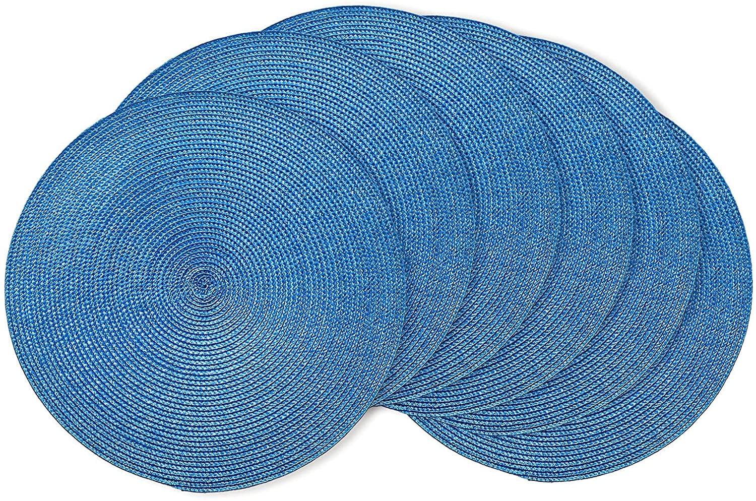 Round Braided Placemats 15 Inch Round Table Mats for Dining Tables ...
