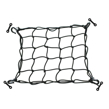TB&W Kayak Canoe Deck Cargo Net with Hook Luggage Stretch Bungee Net ...