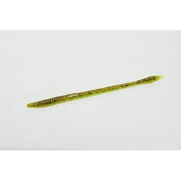Zoom Trick Worm 6.5'' Junebug/Chartreuse 20pk - Walmart.com