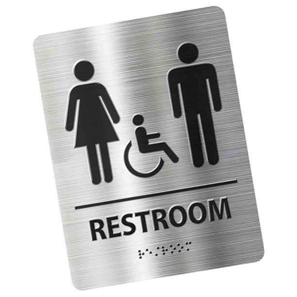 Letrero de baño, letrero de baño, tablero de señalización, letrero de ...