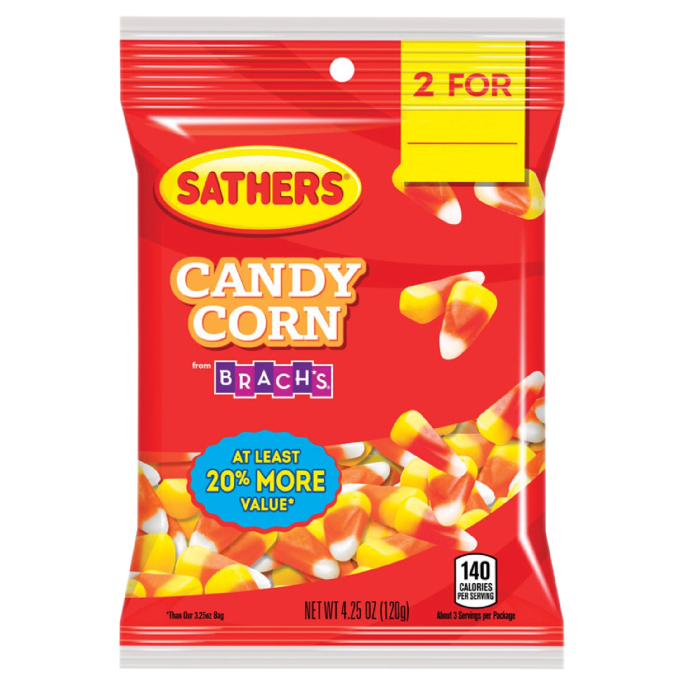 Sathers Candy Corn, 4.25 Oz - Walmart.com