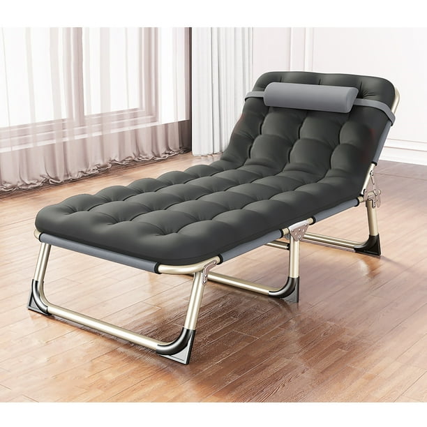 Single Person Folding Bed Camping Folding Bed Folding Reclining Lounger ...