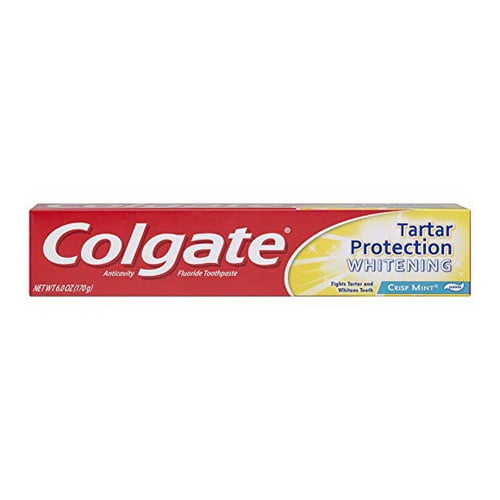 Colgate Anticavity Tartar Protection Whitening Fluoride Toothpaste ...