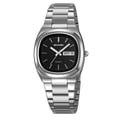 Couple Watches Set for Men and Women With Stainless Steel Strap, Analog ...