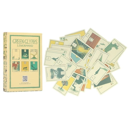 Green Glyphs Lenormand Oracle Cards Divination Fate Forecasting Cards ...