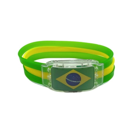 Brazil # 2022 Led Bracelet Glow Watch Argentina Brazil Germany Spain ...