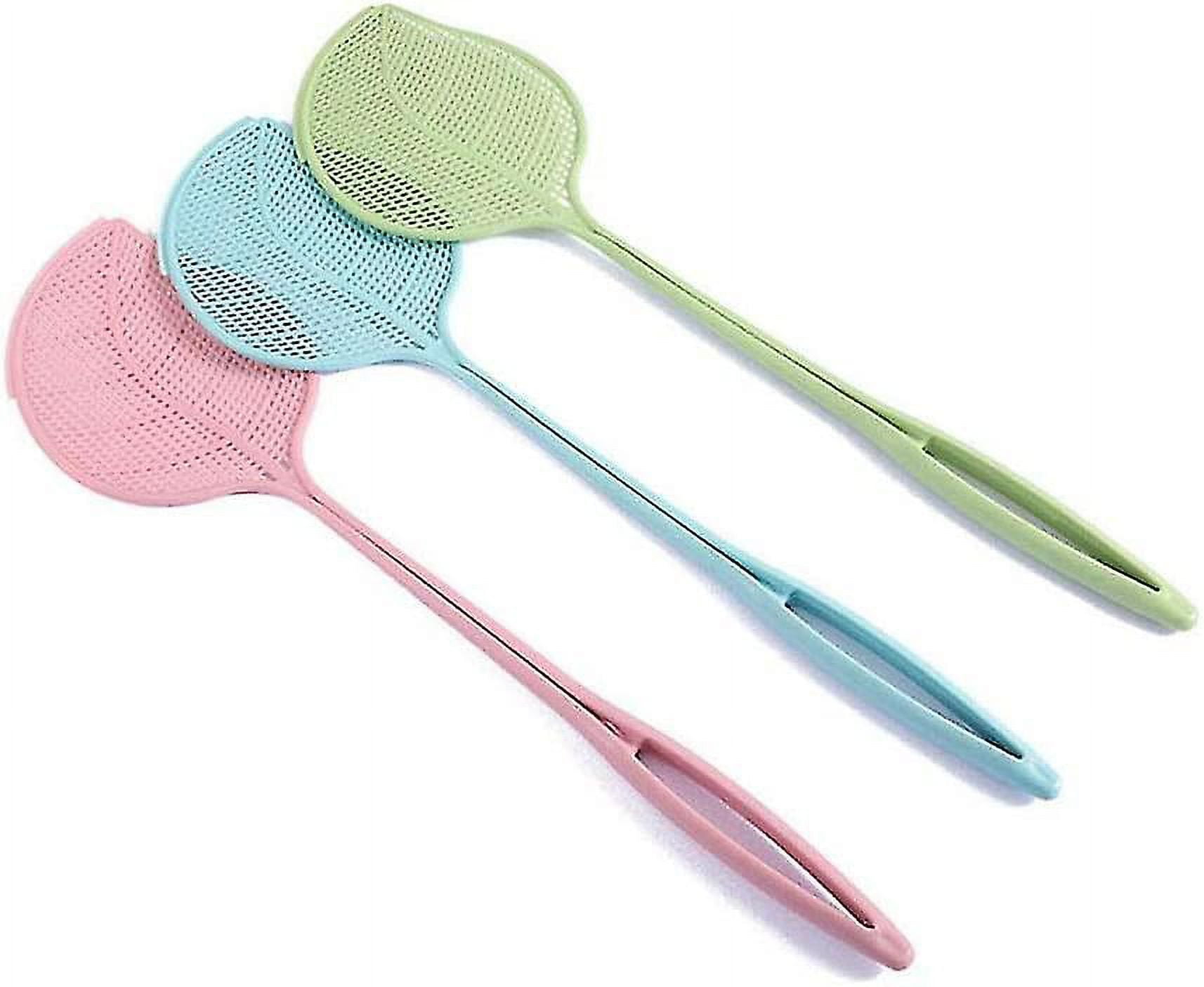 Matamoscas de plástico de 3 piezas, matamoscas de varios colores ...