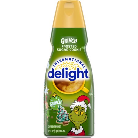 International Delight Grinch Frosted Sugar Cookie Coffee Creamer, 32 oz ...