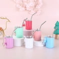 3 oz Mini Tumbler Shot Glass with Straw and Lid, Shot Glasses Tumblers ...