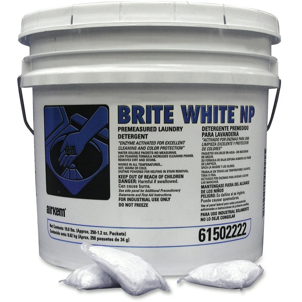 SKILCRAFT Brite White NP Laundry Packets - Walmart.com - Walmart.com