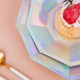 Efavormart 25 Pack | 9" Iridescent Decagonal Premium Dinner Paper ...