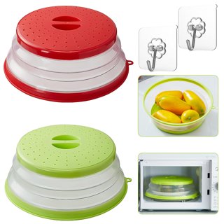 YBM Home Microwave Food Storage Tray with Cover, 2 Section ...