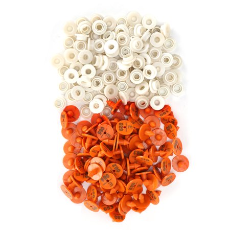 Khall 100 Sets Rabbits Ear Tag Numbered Ear Marker Animal ...