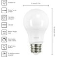 Linkind LED Light Bulbs, A19 60W Equivalent, Soft White Dimmable 9.5W ...