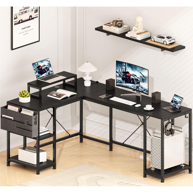 L Shaped Computer Desk Walmart 550402474