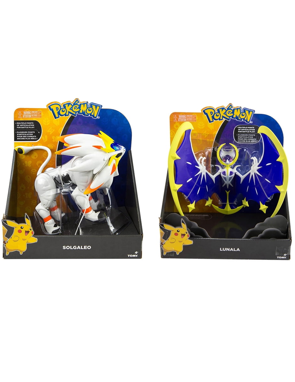 Pokémon Legendary Figures paquete de 2 figuras Solgaleo y Lunala de 20 ...