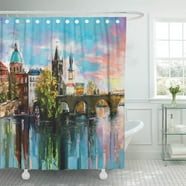 Home Essence Circuit Embroidered Shower Curtain - Walmart.com