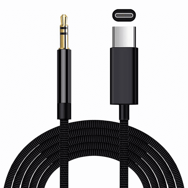 Cable Auxiliar USB Tipo C A Conector De 3,5 Mm Negro BLOOSOM | Bodega Aurrera en línea