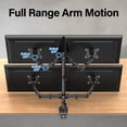 MOUNT PRO Quad Monitor Stand, 4 Monitor Mount for 13 to 32 inch ...