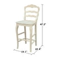 Versailles Bar-Height Stool, 30" - Walmart.com
