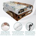 90x96in Quilt Bedding Set, Farmhouse Flower Cow Lightweight Coverlet ...