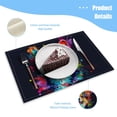 BaHomeck placemats Set of 4 rectangle Linen Cotton Placemats for Dining ...