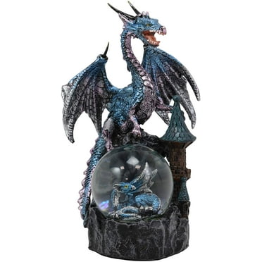 Solar Raeon Crystal Hydra 3 Headed Dragon Hatchling In Egg Shell Statue ...