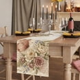 Butterfly Table Runner 18x72 Inch Roses Lavender Ferns French ...