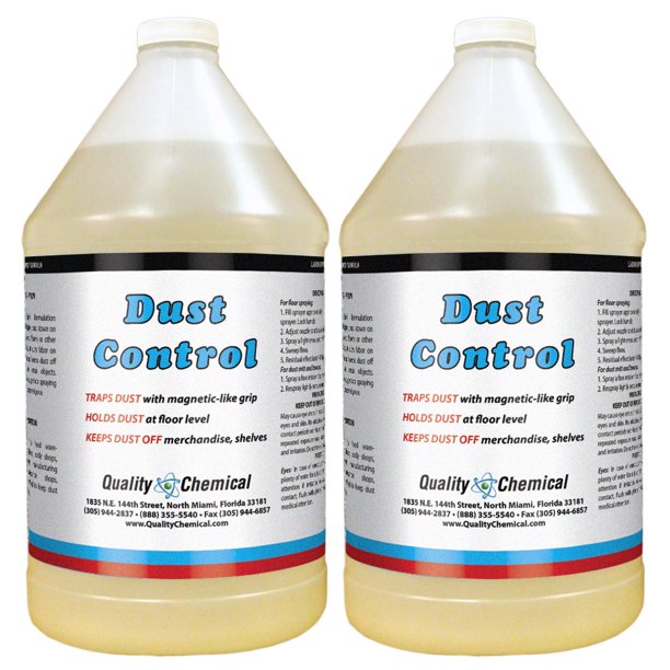 Dust Control Solution - 2 gallon case - Walmart.com