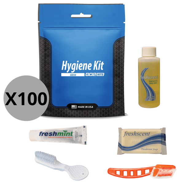 Go2Kits Essential Prison Hygiene Toiletry Kit in Resealable Pouch ...