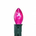 Pack of 25 Incandescent C7 Pink Christmas Replacement Bulbs - Walmart.com