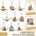 36 count Christian Keychains Verse Key Chains Bulk for Women Religious ...