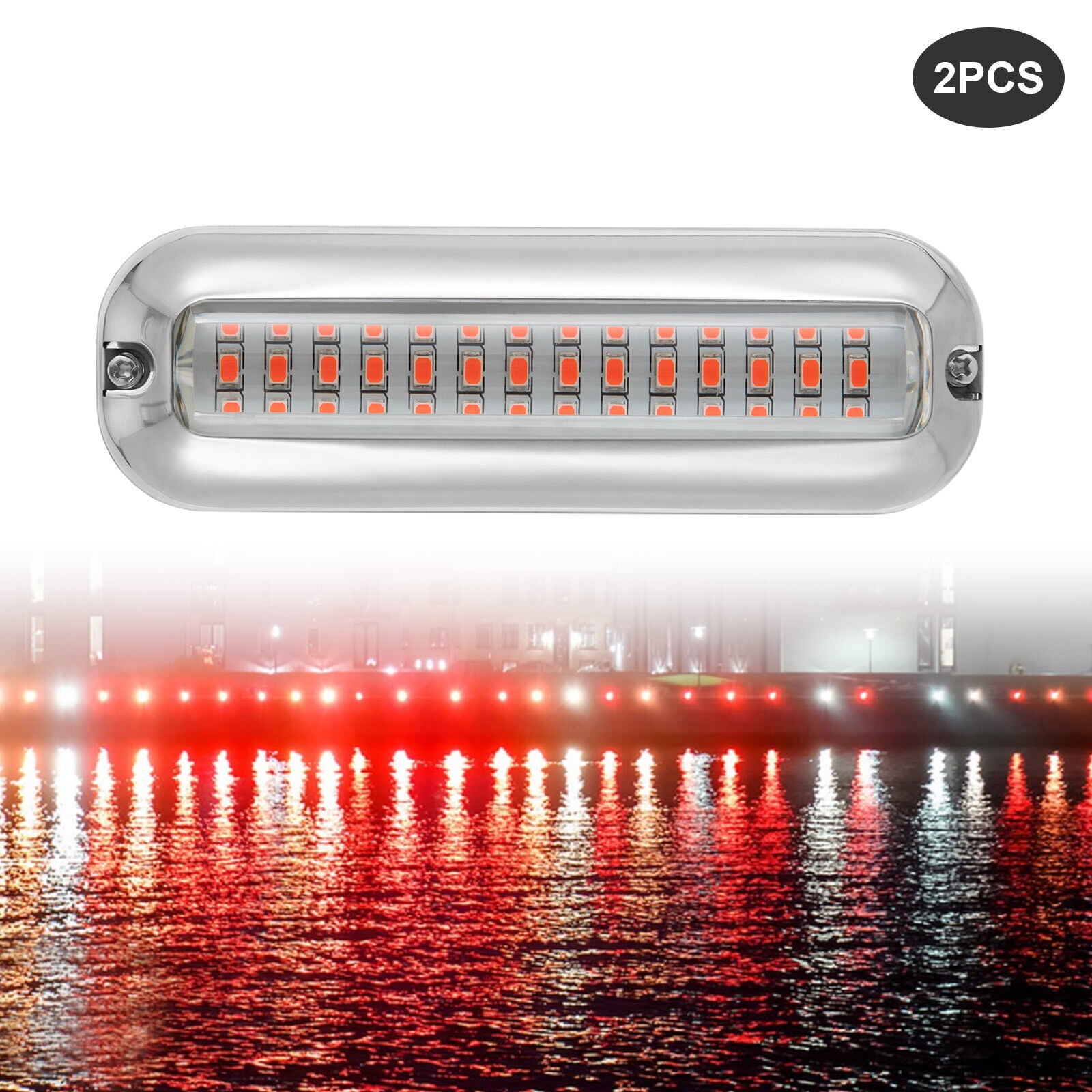 Miumaeov 42*1500lm LED Marine Navigation Light Strip for Kayak Pontoon ...