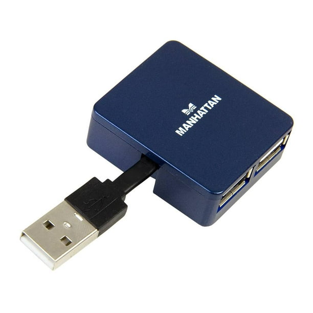 Hub USB Micro de 4 Puertos Manhattan 160605 | Bodega Aurrera en línea