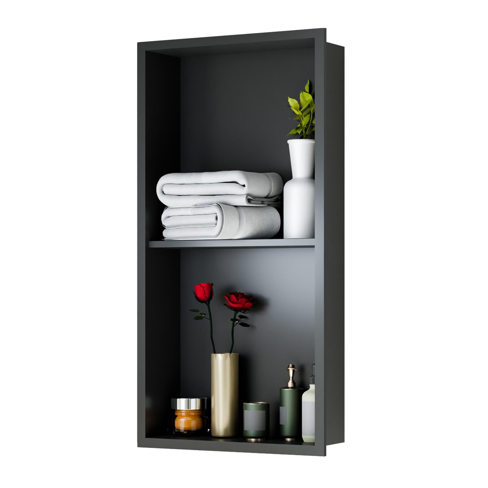 Click here for Caztoi No-Tile Stainless Steel Shower Niche 12*24... prices