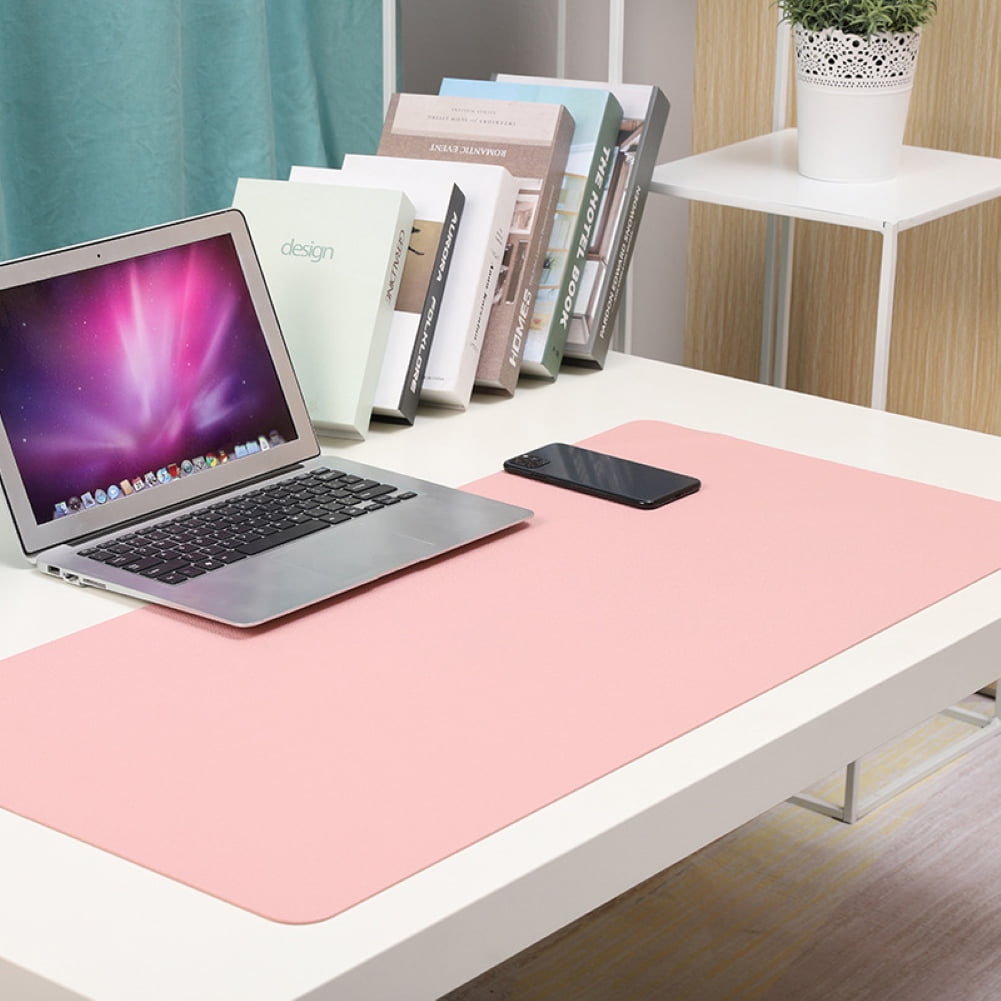 Yesbay Double-sided Waterproof Desk Pad Protector, Faux Leather Desktop ...