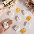 6Pcs 6 Styles Sun Pattern Plastic Clay Pressed Molds Clay Cutters Clay ...