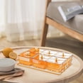 Divided Serving Tray, Dish, Storage Container Fruit Snack Serving Tray ...