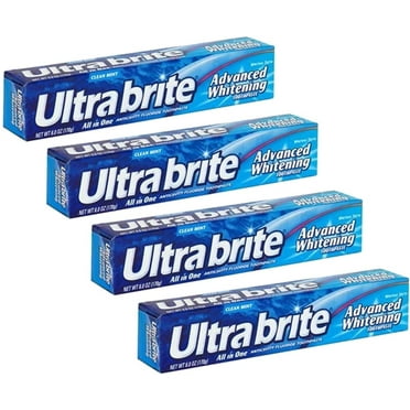 Ultra Brite Advanced Whitening Toothpaste, Fresh Breath, Teeth Whitener ...