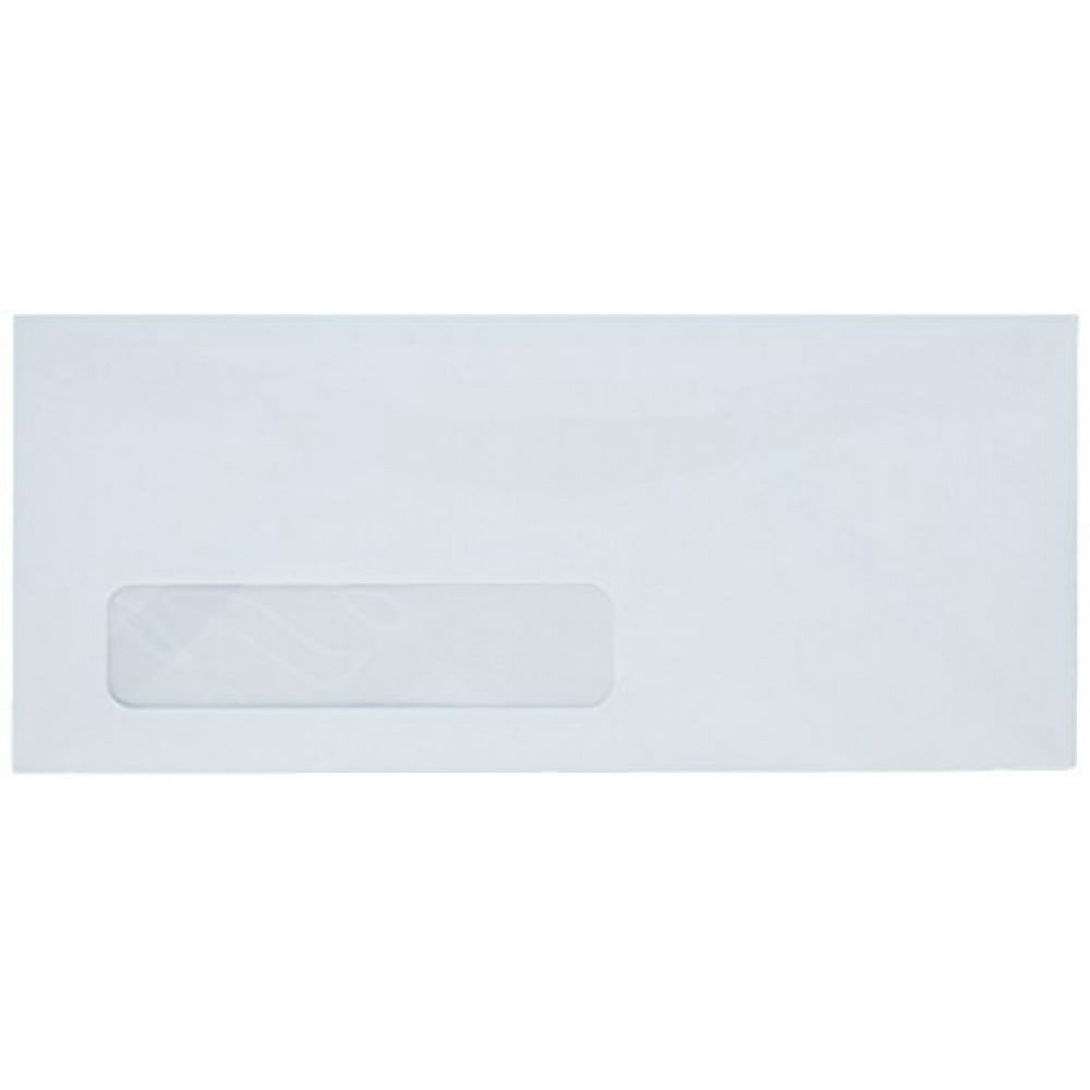 #10 White Left Window Envelopes - Size 4 1/8 X 9 1/2 - 24lb. - 100 ...