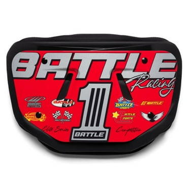 Battle Sports Kids Strap Gear: Silver Youth Chrome Protective Football ...