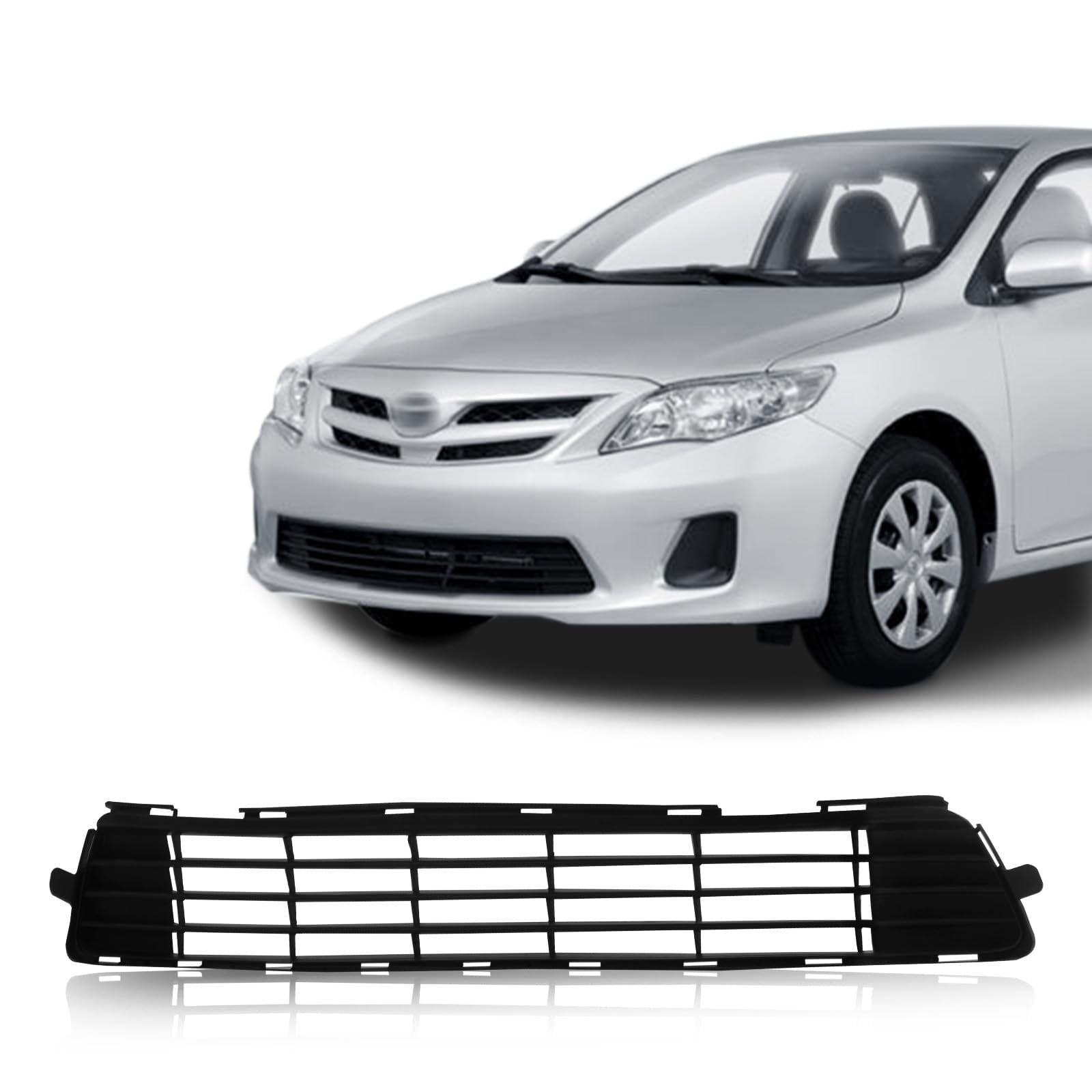Click here for Carpartsdepot Front Lower Grille Grill Black Compa... prices