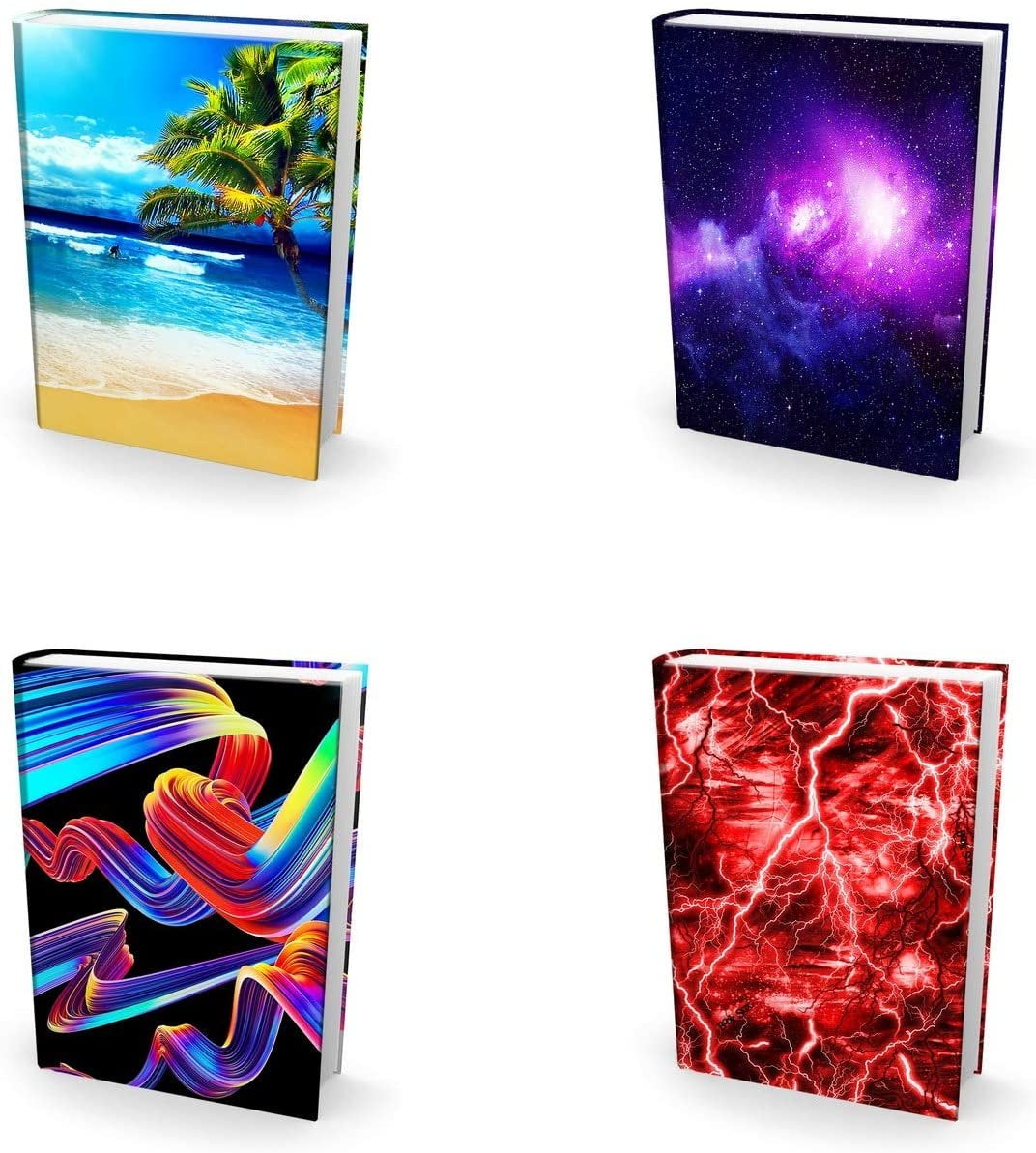 Jumbo, Stretchable Book Cover 4 Pack (Group 1) - Walmart.com