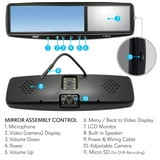PYLE PLCMDVR8 - Rearview Mirror Backup Camera - Parking Monitor, Video ...