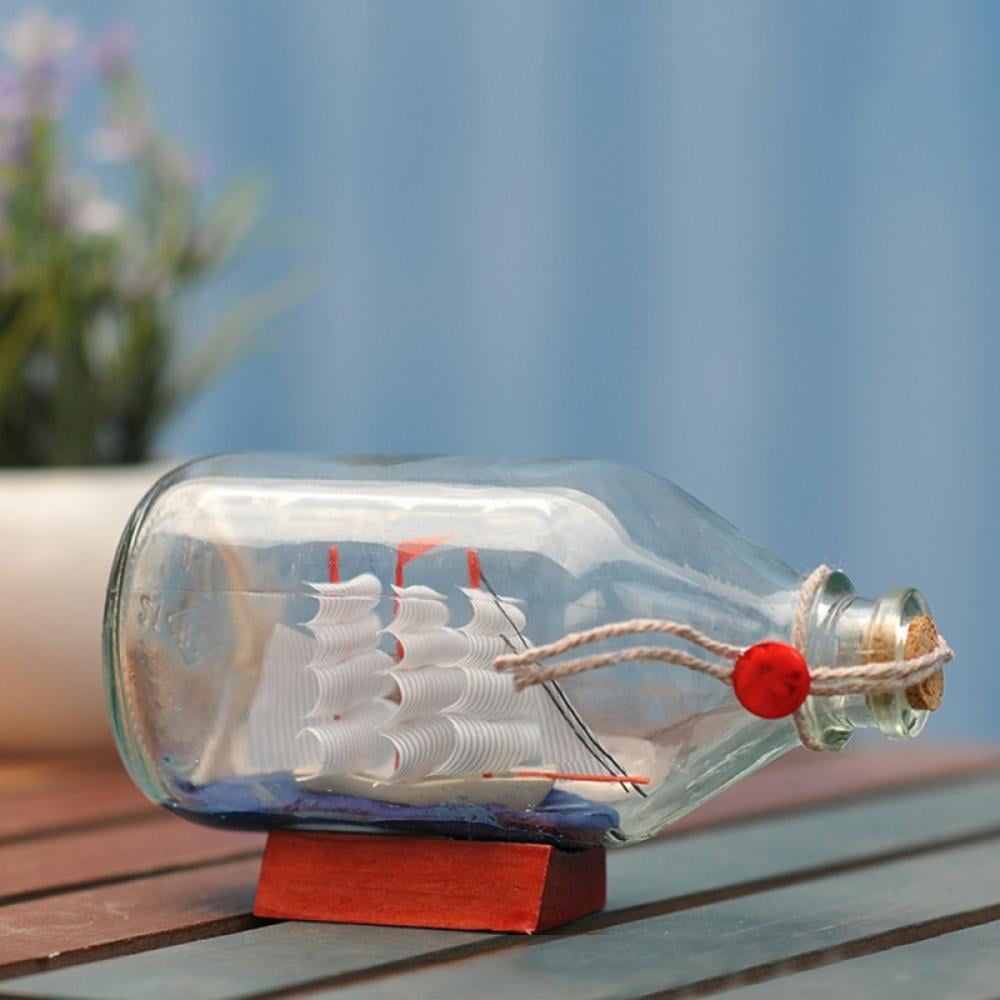 Wishing Bottle,Drift Bottle,Glass Bottle,Sailboat Ship in Glass Bottle ...