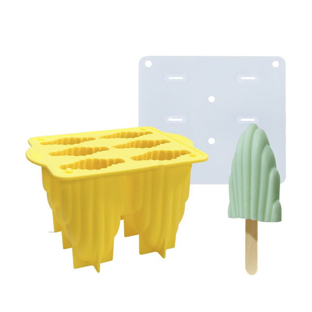 Spiral Ice Popsicle Bar Silicone Mould Flexible Easy Release Ice Mould ...